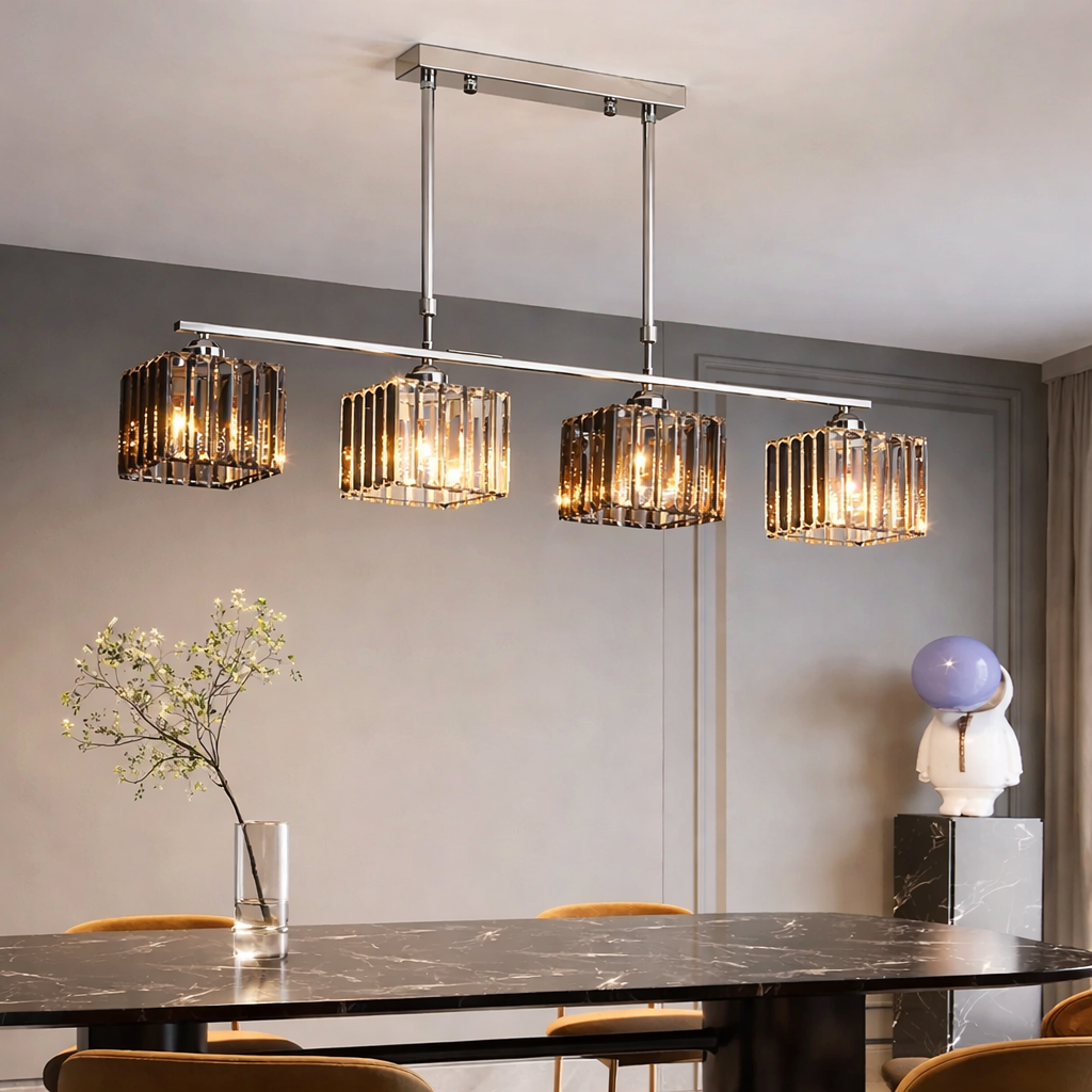 Lustra Georgiana, LC116/4, 6x E27, Crom, Metal – Alessandro Design