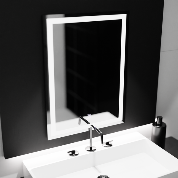 Oglinda LED Rectangulara, 60x80cm, FRAME Basic Touch – Alessandro Design