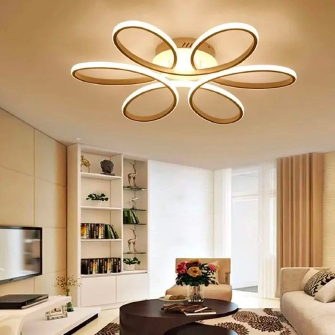 Lustra LED cu telecomanda ELIZA, 63W, lumina Rece/Calda/Neutra, Dimabi ...