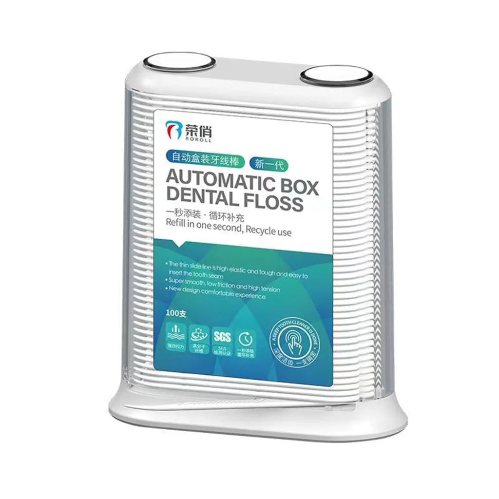 Set 100 buc Scobitori cu ata dentara cu cutie disposal – Alessandro Design